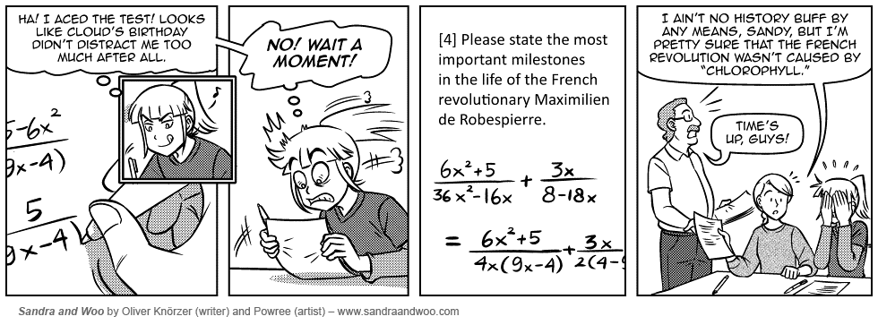 Sandra and Woo » [1082] History Buff | The comedy webcomic