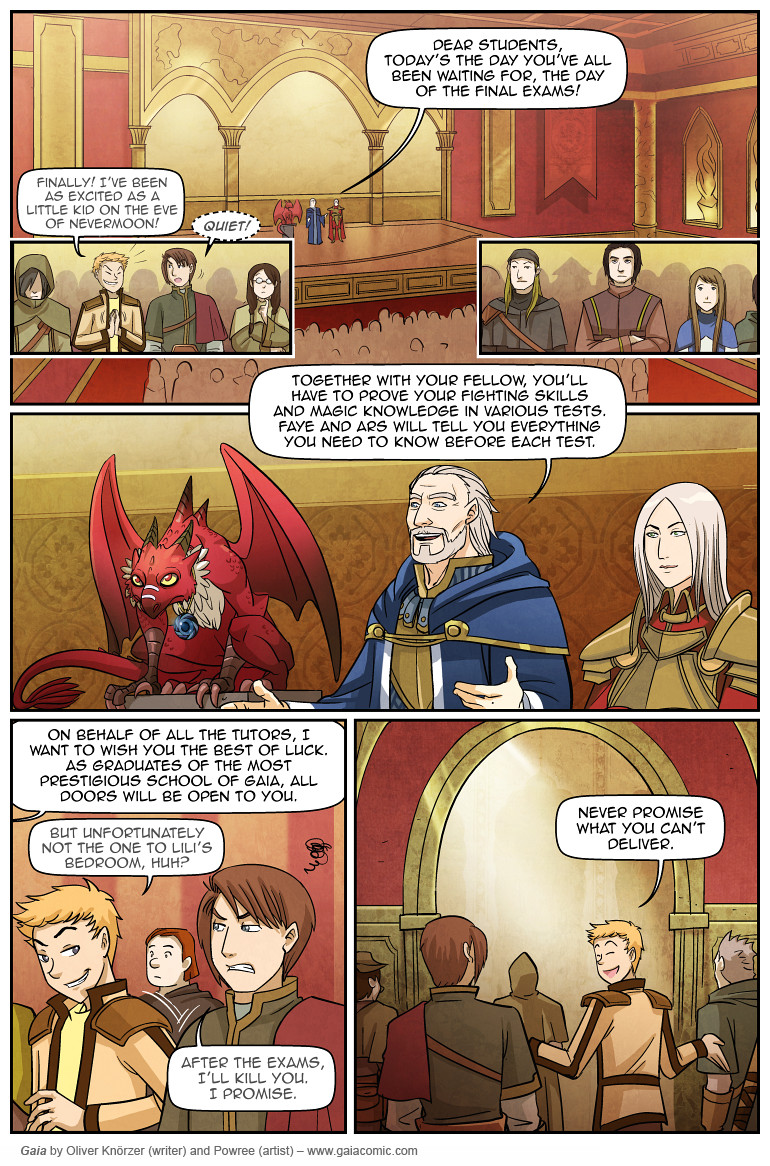 Gaia » The Red Hall 016 | The fantasy webcomic