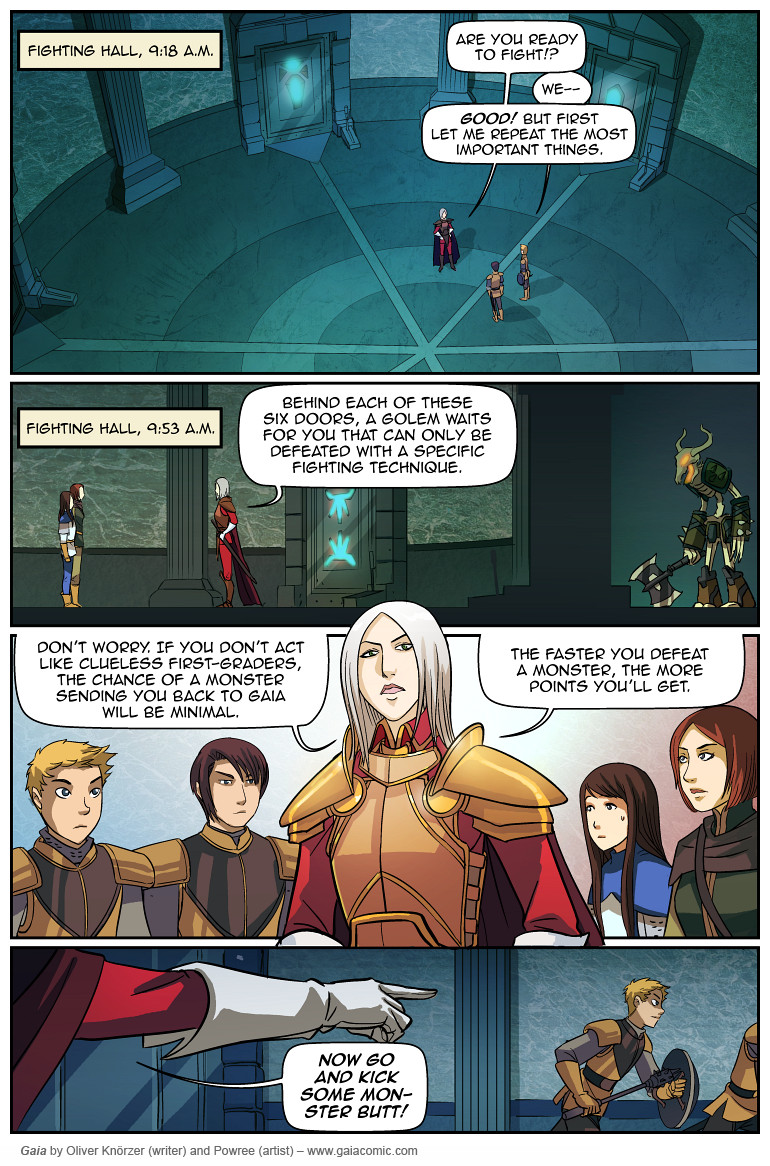 Gaia » The Red Hall 017 | The fantasy webcomic