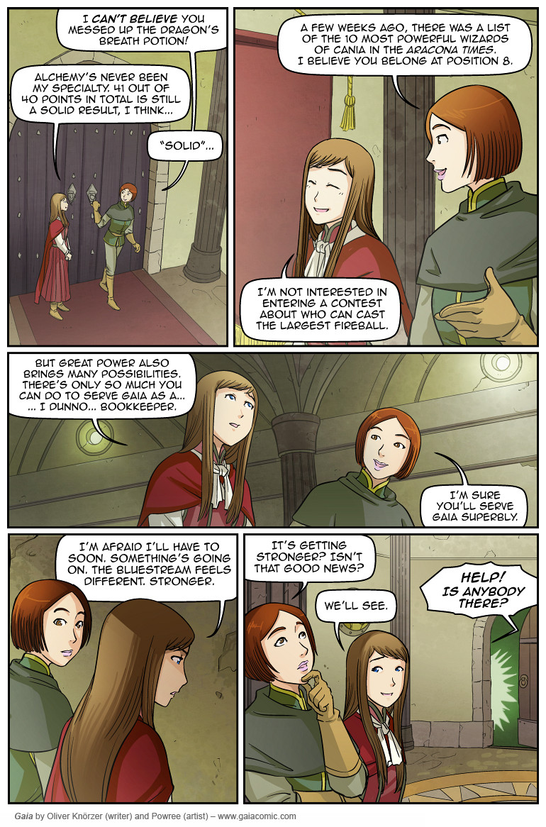 Gaia » The Red Hall 033 | The fantasy webcomic
