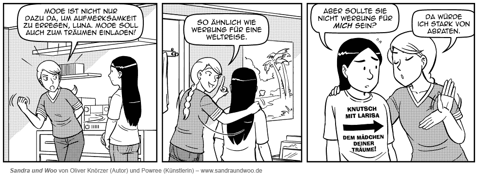 Sandra Und Woo Auf Deutsch [0753] Larisa Vs Mode Der Comedy Webcomic