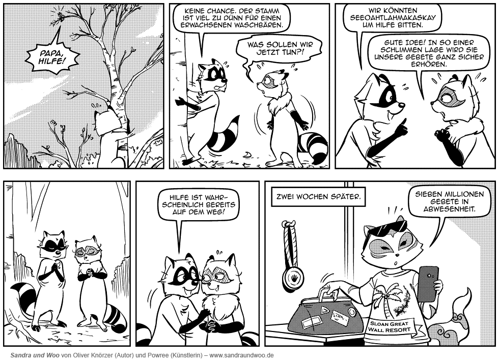 Sandra Und Woo Auf Deutsch [0764] Gebetsstunde Der Comedy Webcomic